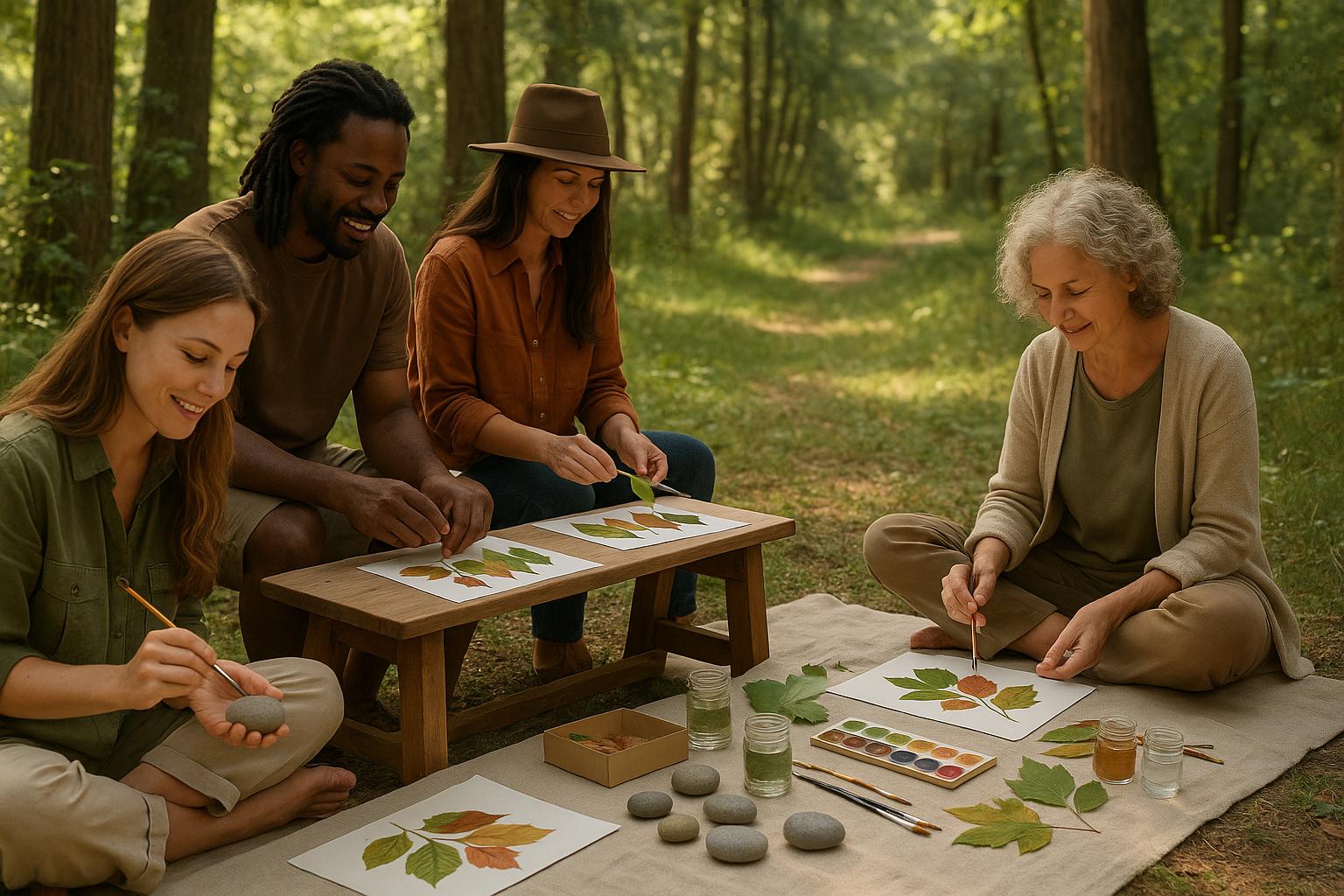 5 Eco-Art Projects for Nature Retreats – Elohee Retreat Center